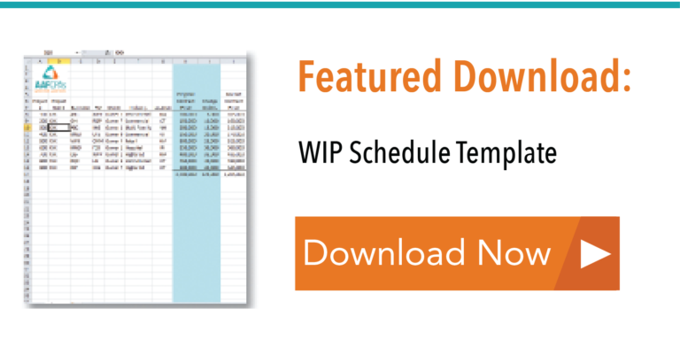 Construction WIP is a Strategic Tool